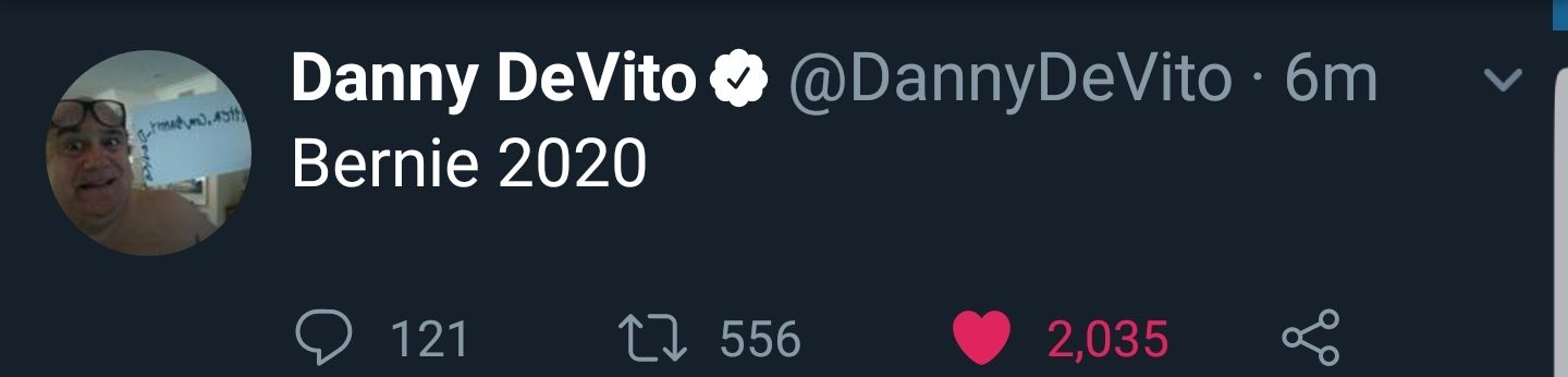 Devito's 2020 pick | Scrolller