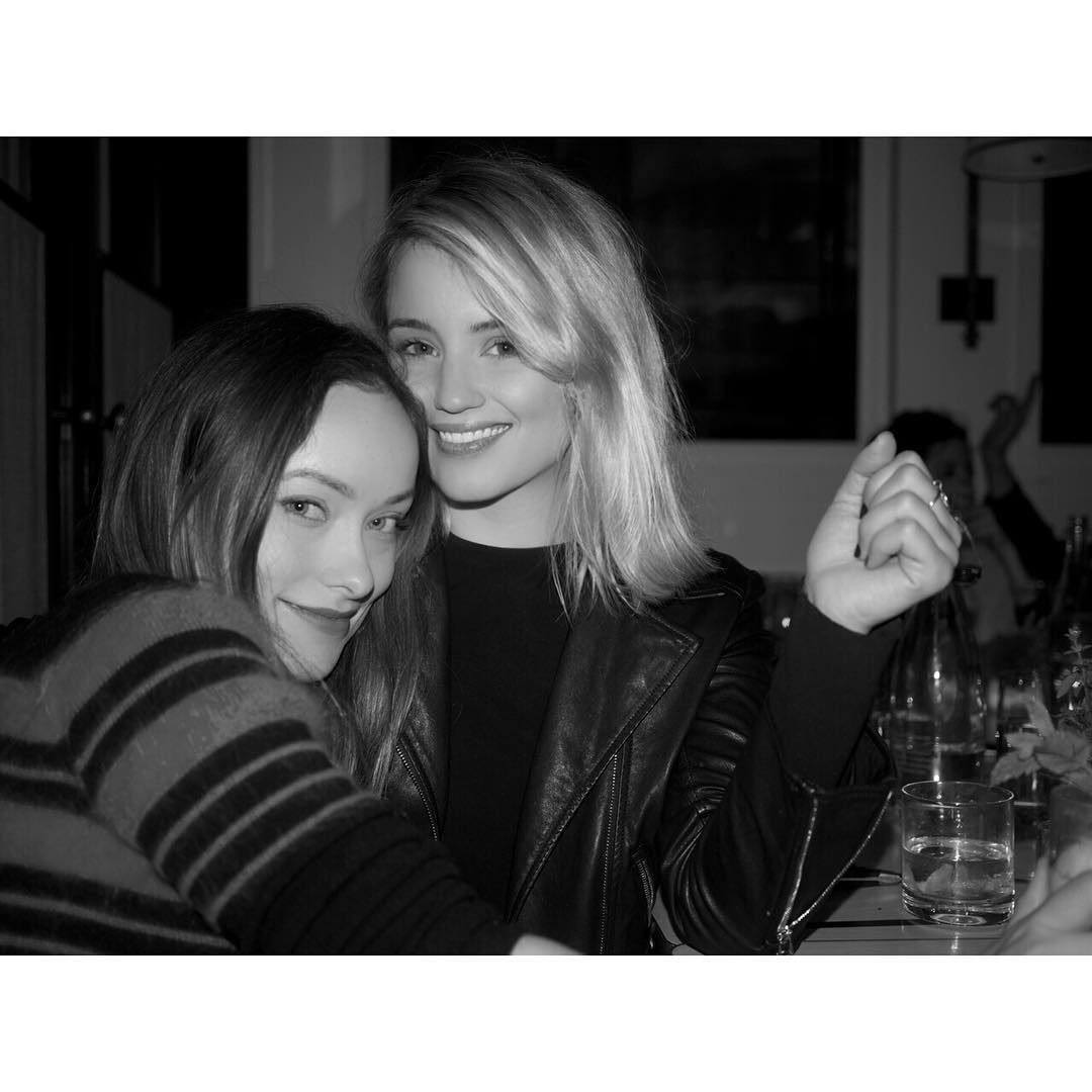 Dianna cuddling with Olivia Wilde | Scrolller