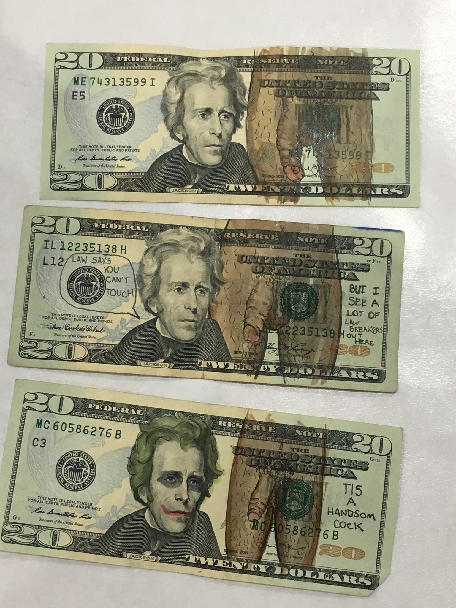 Dicks on bills, drawn by a Spencer. | Scrolller