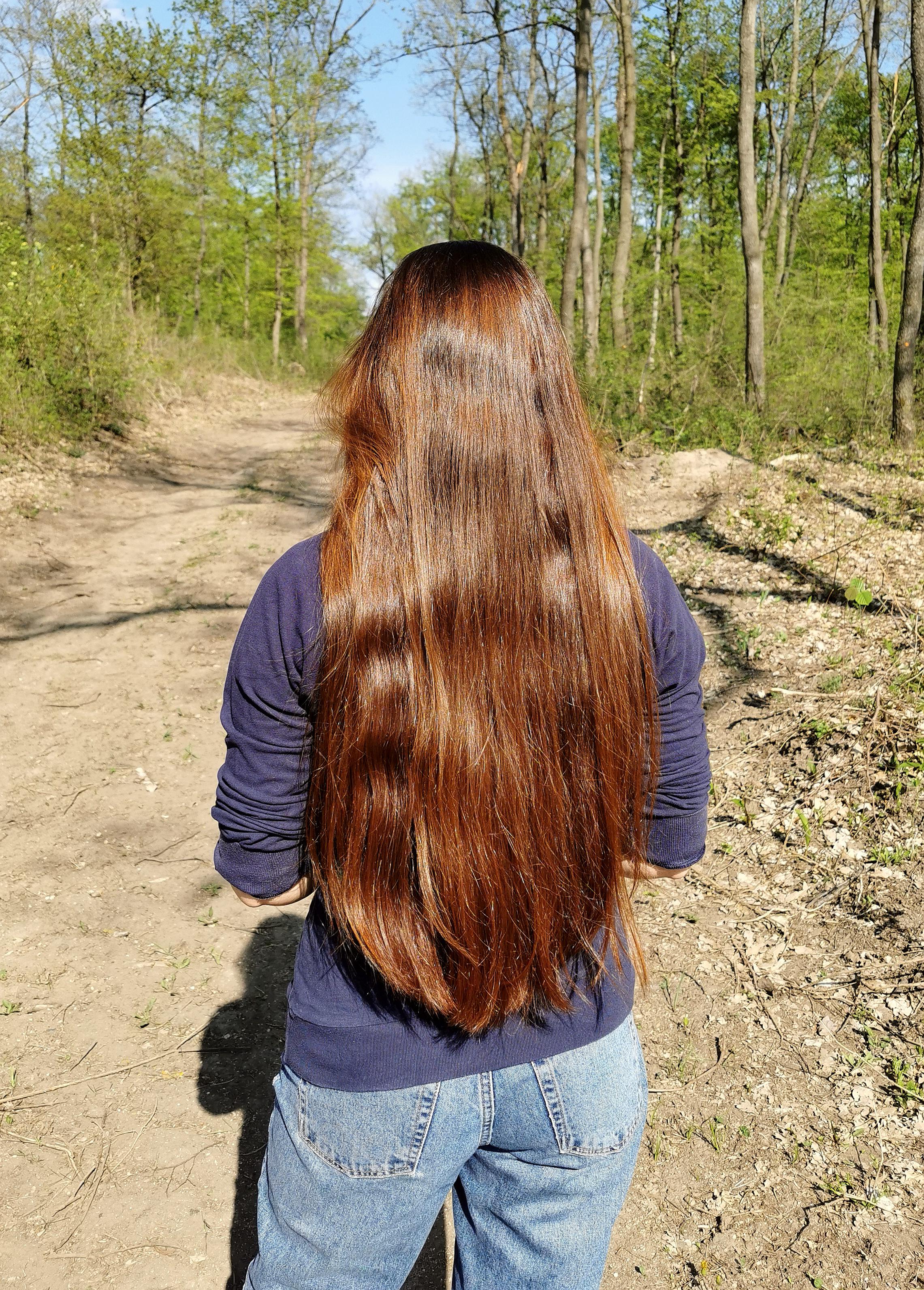 Did a hair mask yesterday and it's sooo shiny noe | Scrolller