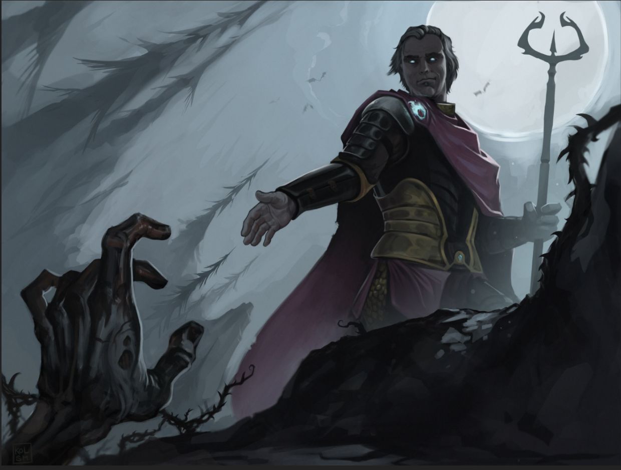 Did a Magic: the Gathering fanart of Syr Konrad, the Grim. :) [OC] | Scrolller