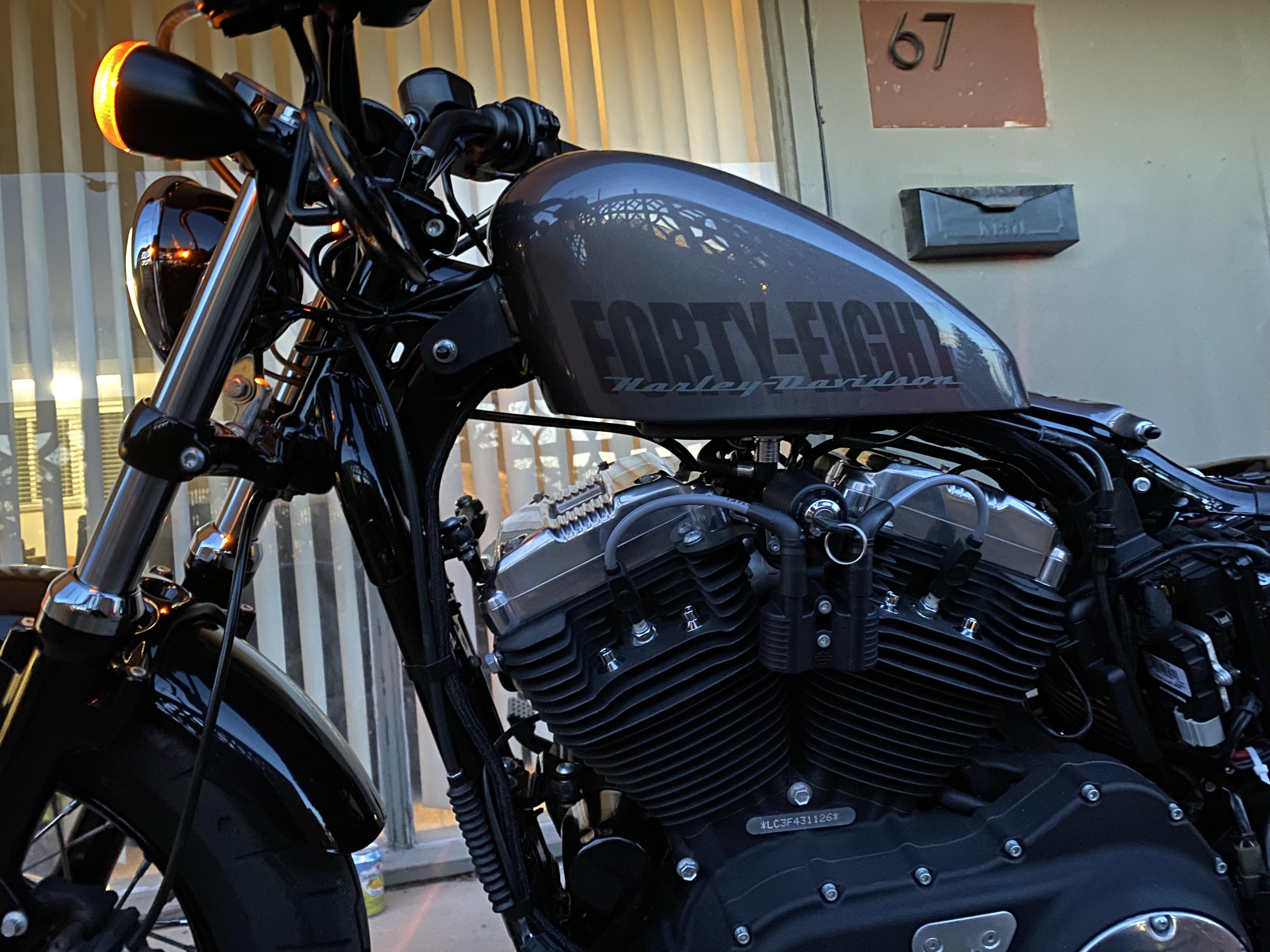 Did a wire tuck with no tank lift on my 48! | Scrolller