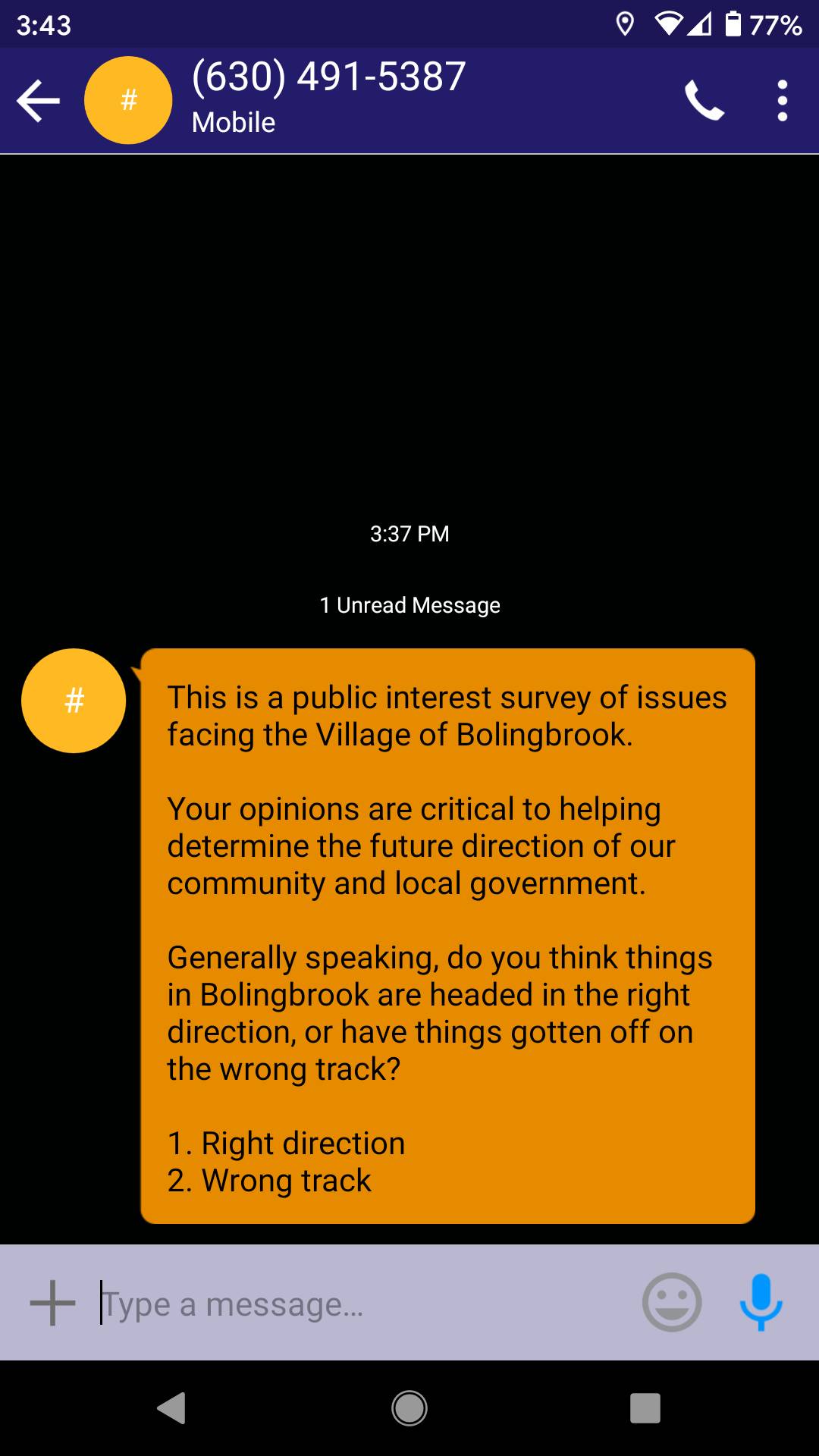 Did anyone else get this text message? | Scrolller