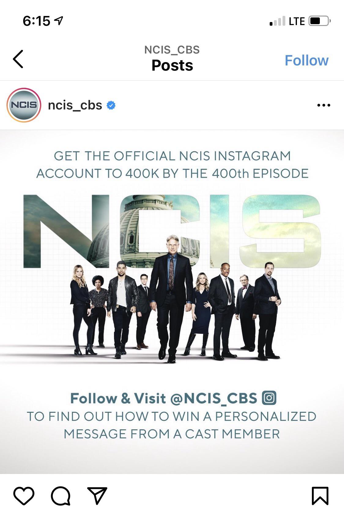 Did you guys see this on the ncis Instagram?! | Scrolller