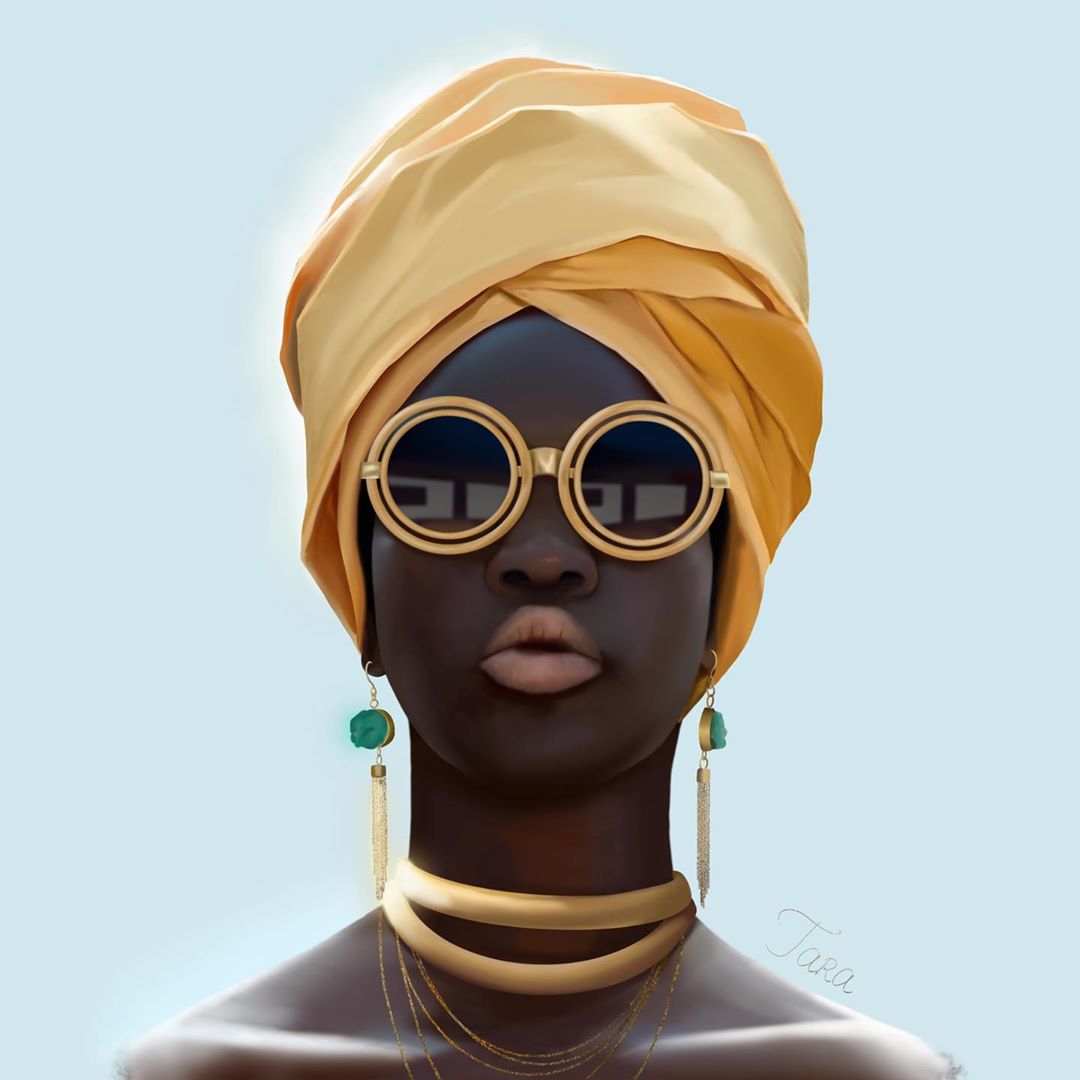 Digital Art Portrait made In Procreate | Scrolller