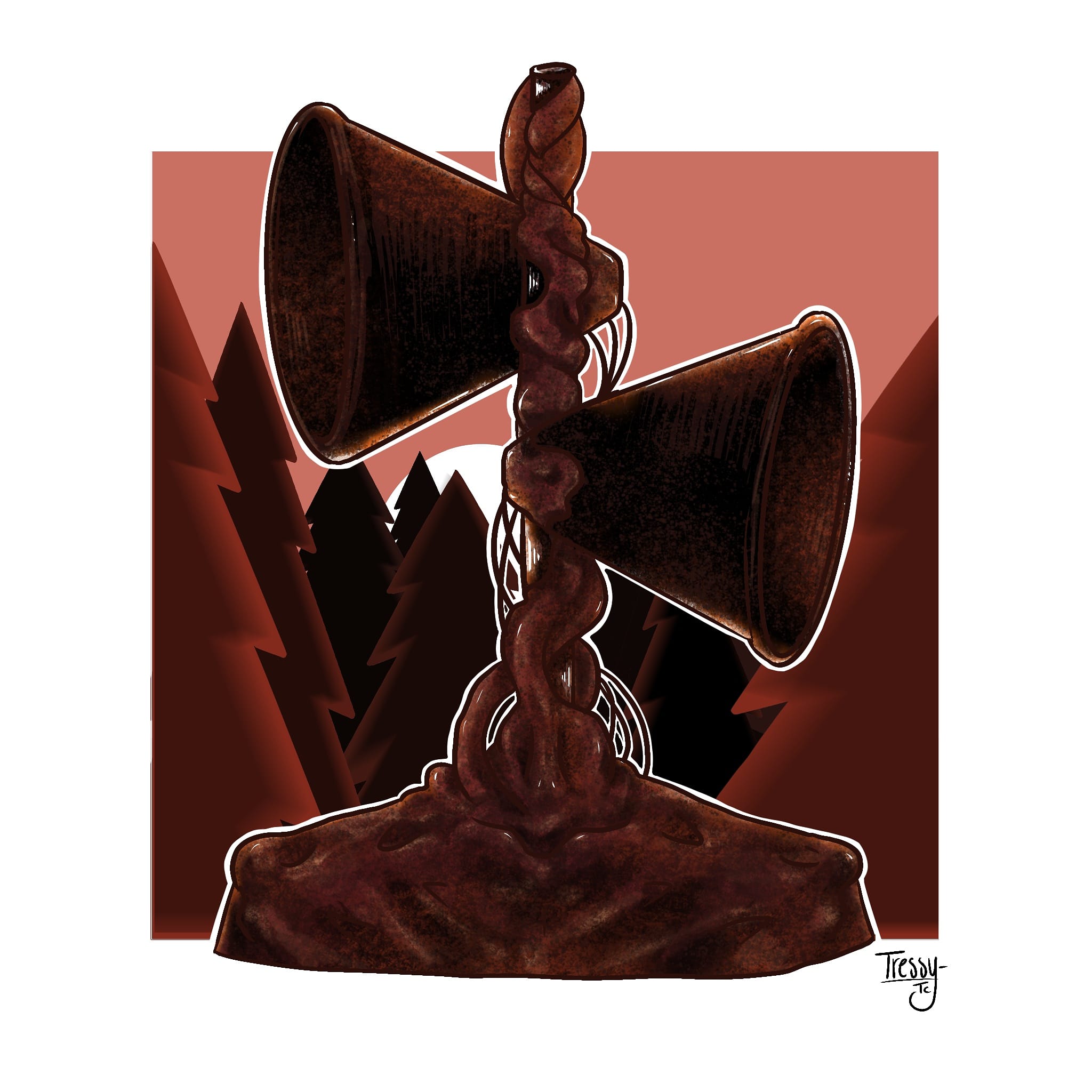 Digital fanart - Sirenhead - made by me. | Scrolller