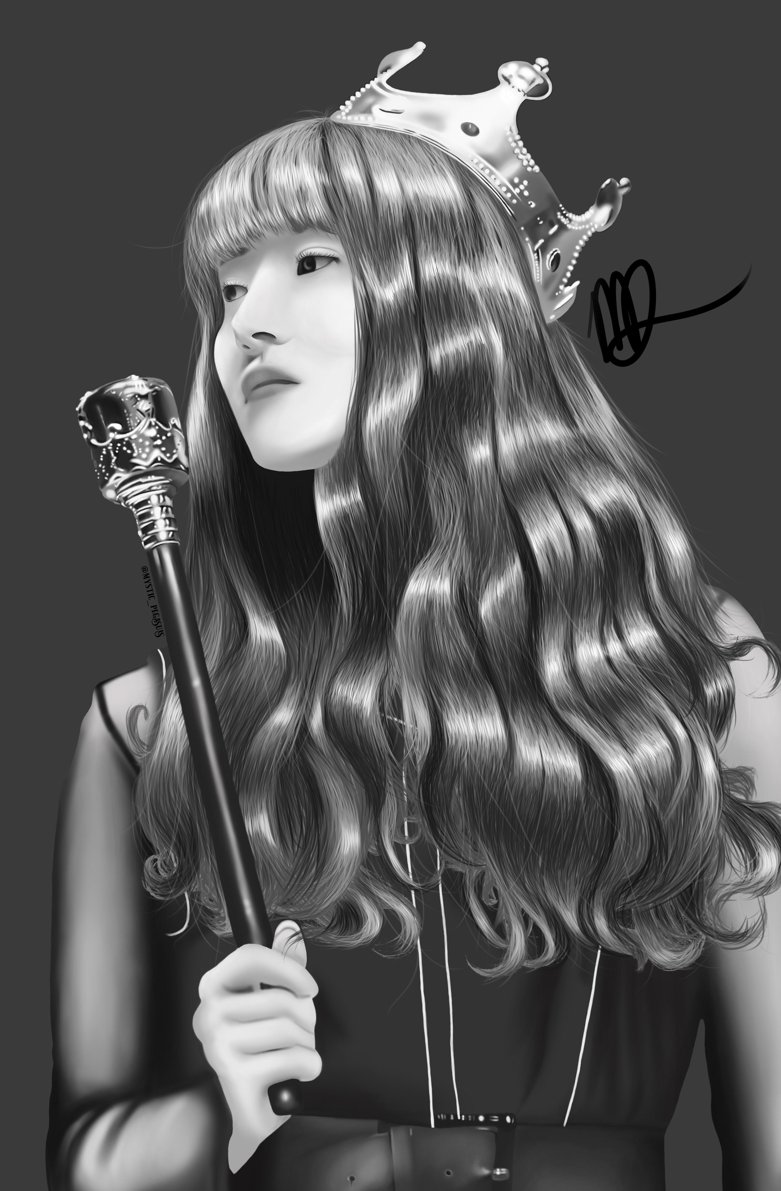 Digital painting of Queen Sua | Scrolller