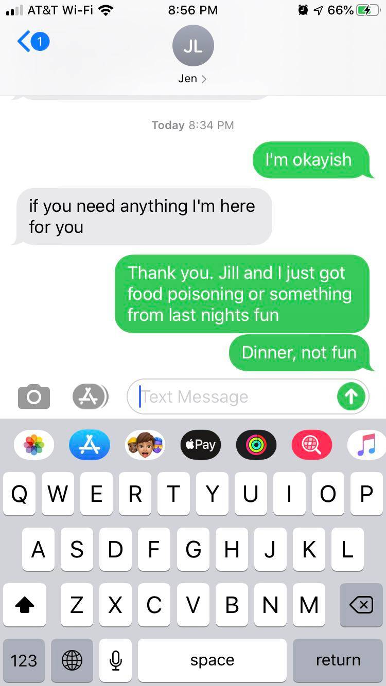 Dinner was all shits and giggles. | Scrolller