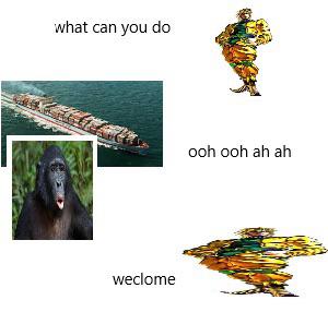 Dio embraces monke | Scrolller