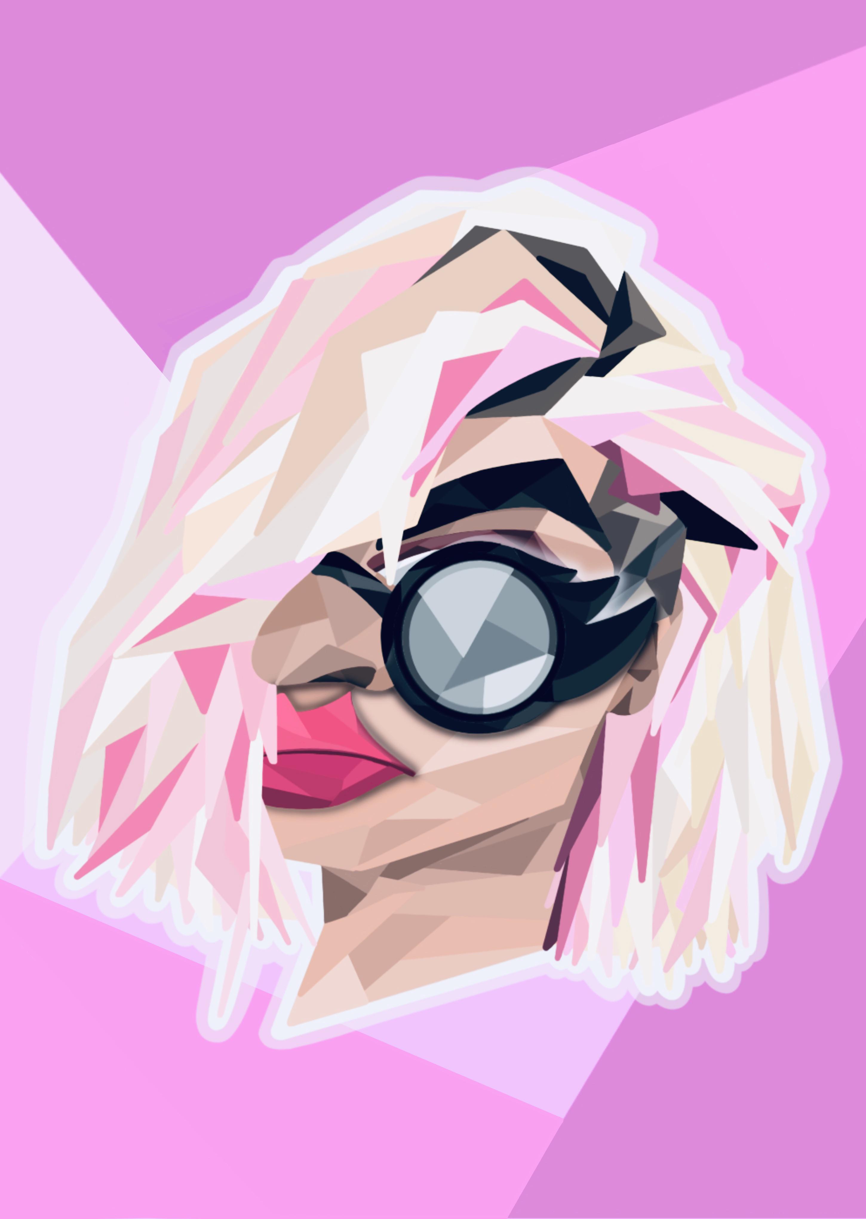 Displate Canvas : hope u enjoy the art style, currently one of my favourite female streamers 🎬🔥 ...