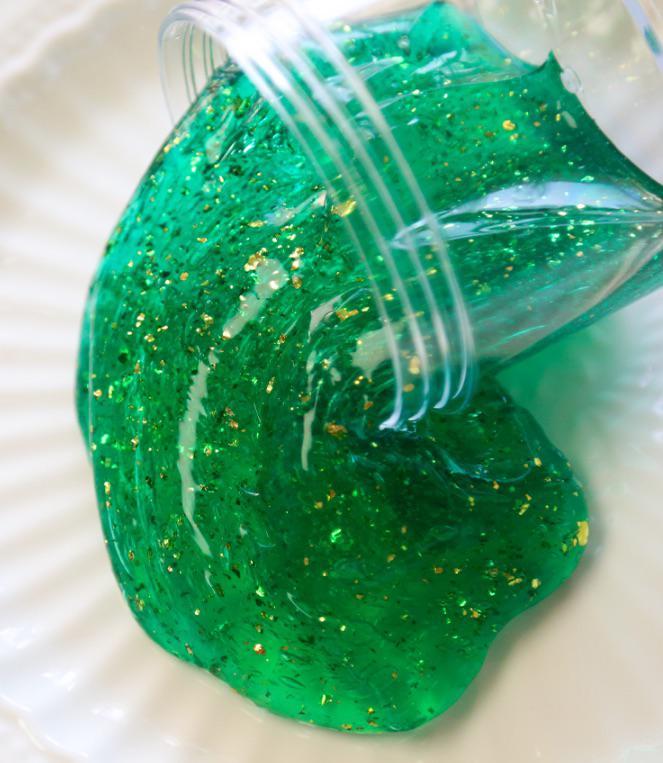 diy slime😄green secret🌲 | Scrolller