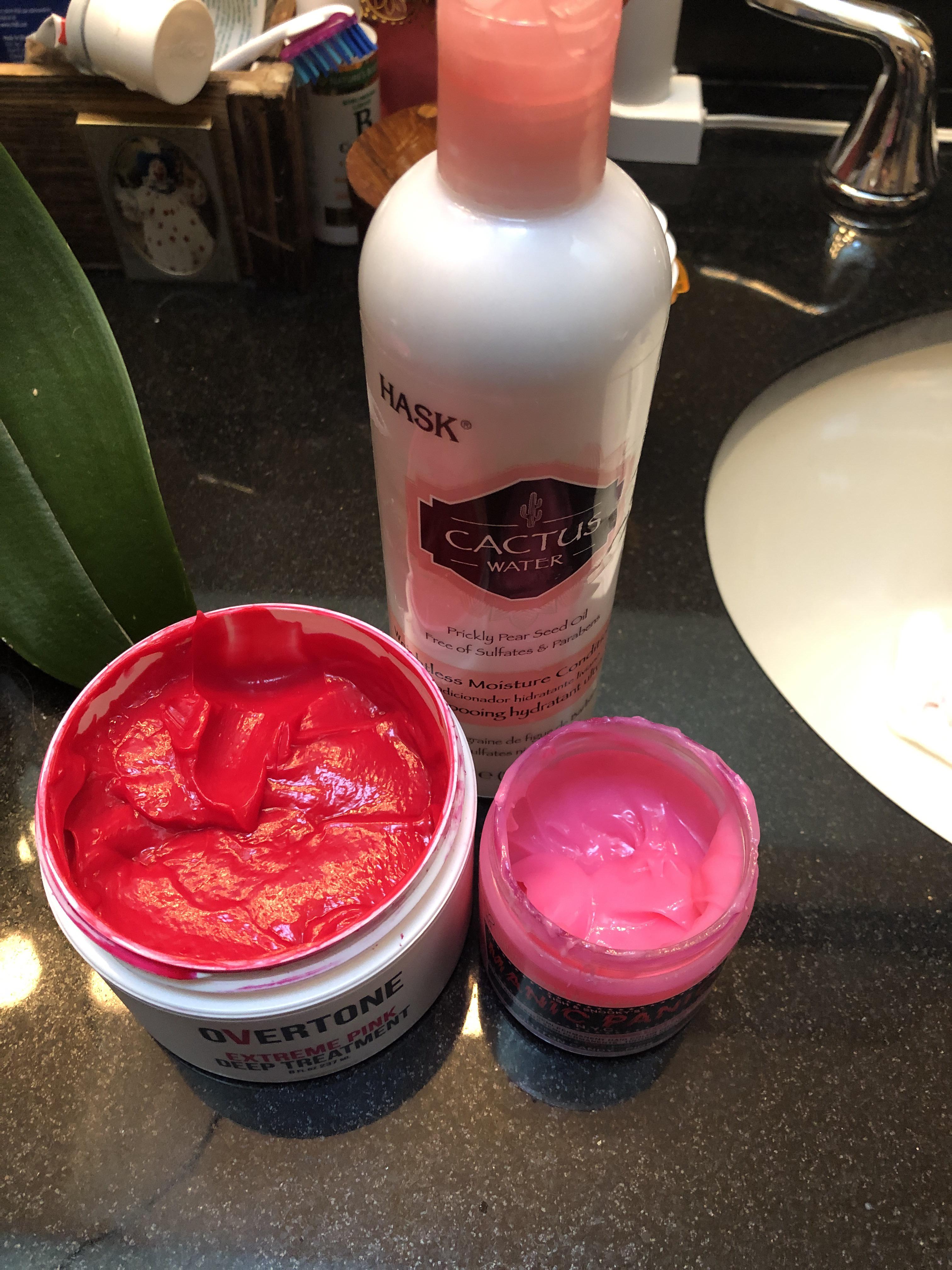 DIY your own color-depositing daily conditioner by mixing a sulfate-free conditioner with color ...
