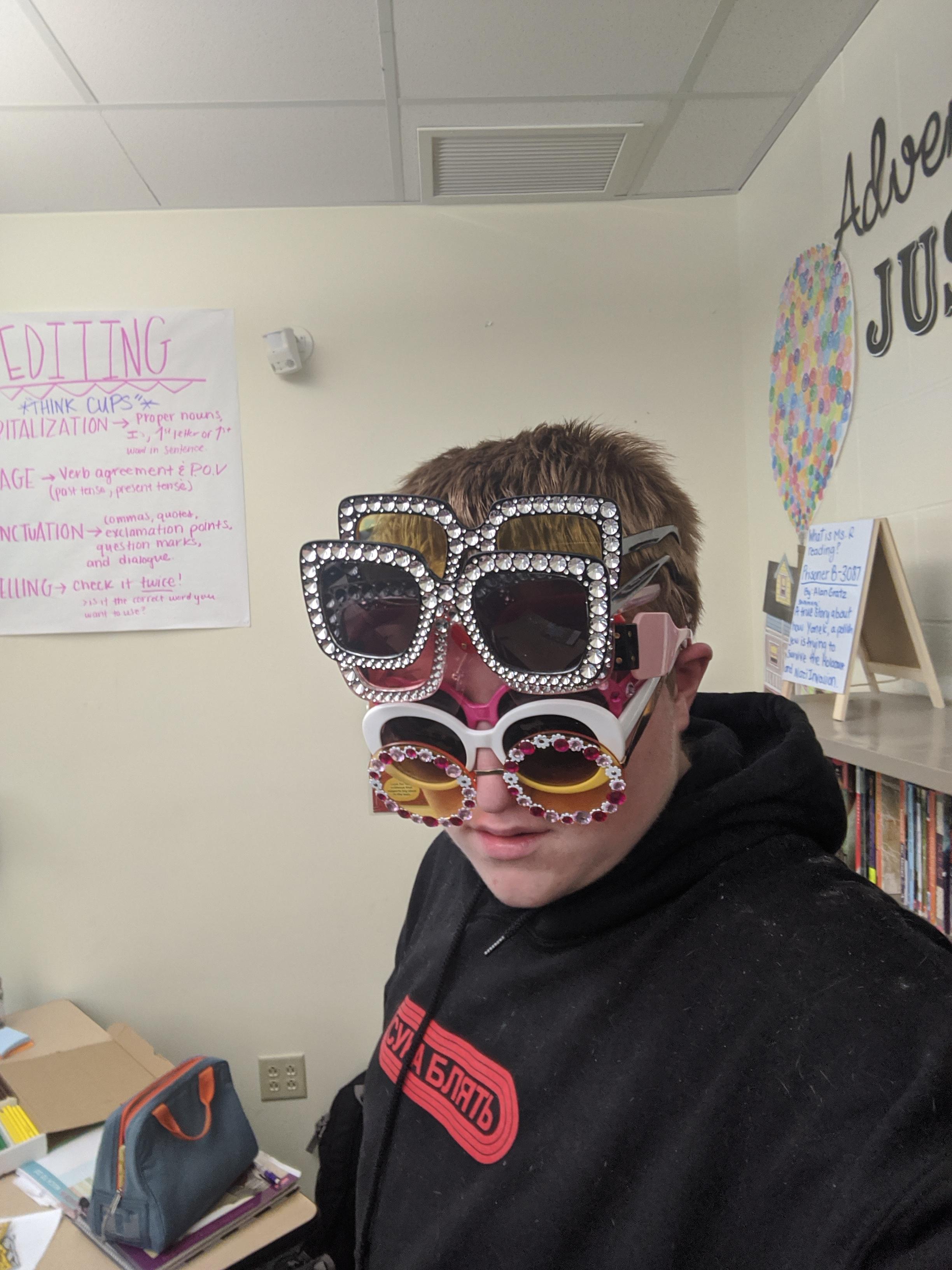 Do I put all of my Elton John costume glasses on | Scrolller
