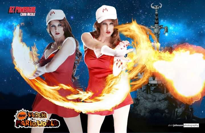 Do The Mario! Azpowergirl Cara Nicole Cosplay | Scrolller