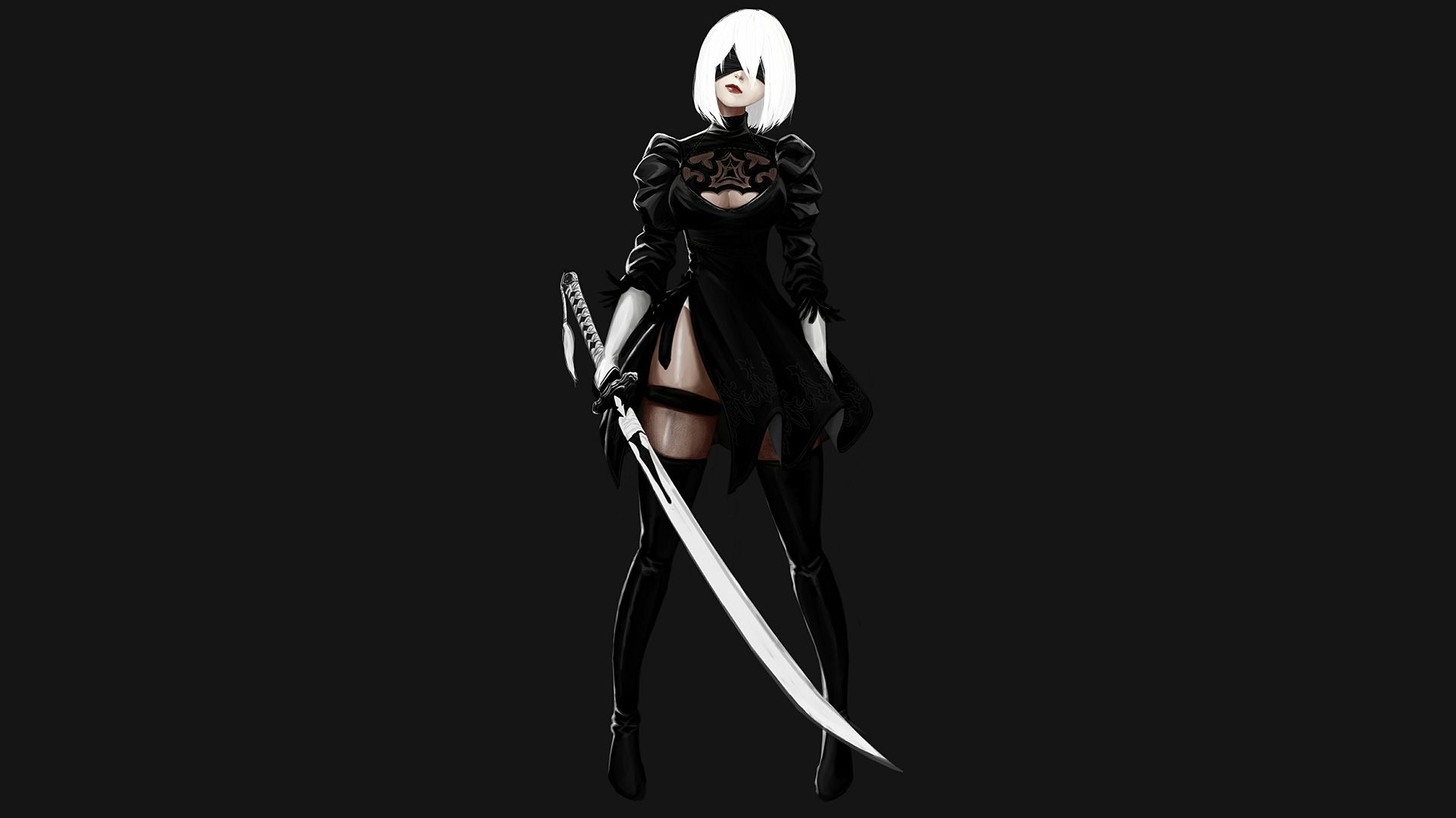 Does anyone know the artist of this 2B drawing? | Scrolller