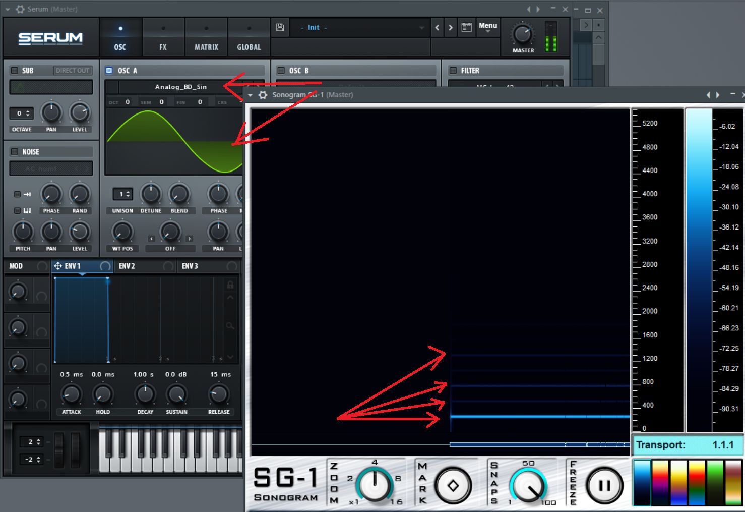 Does anyone know why Analog_BD_Sin have harmonics? | Scrolller