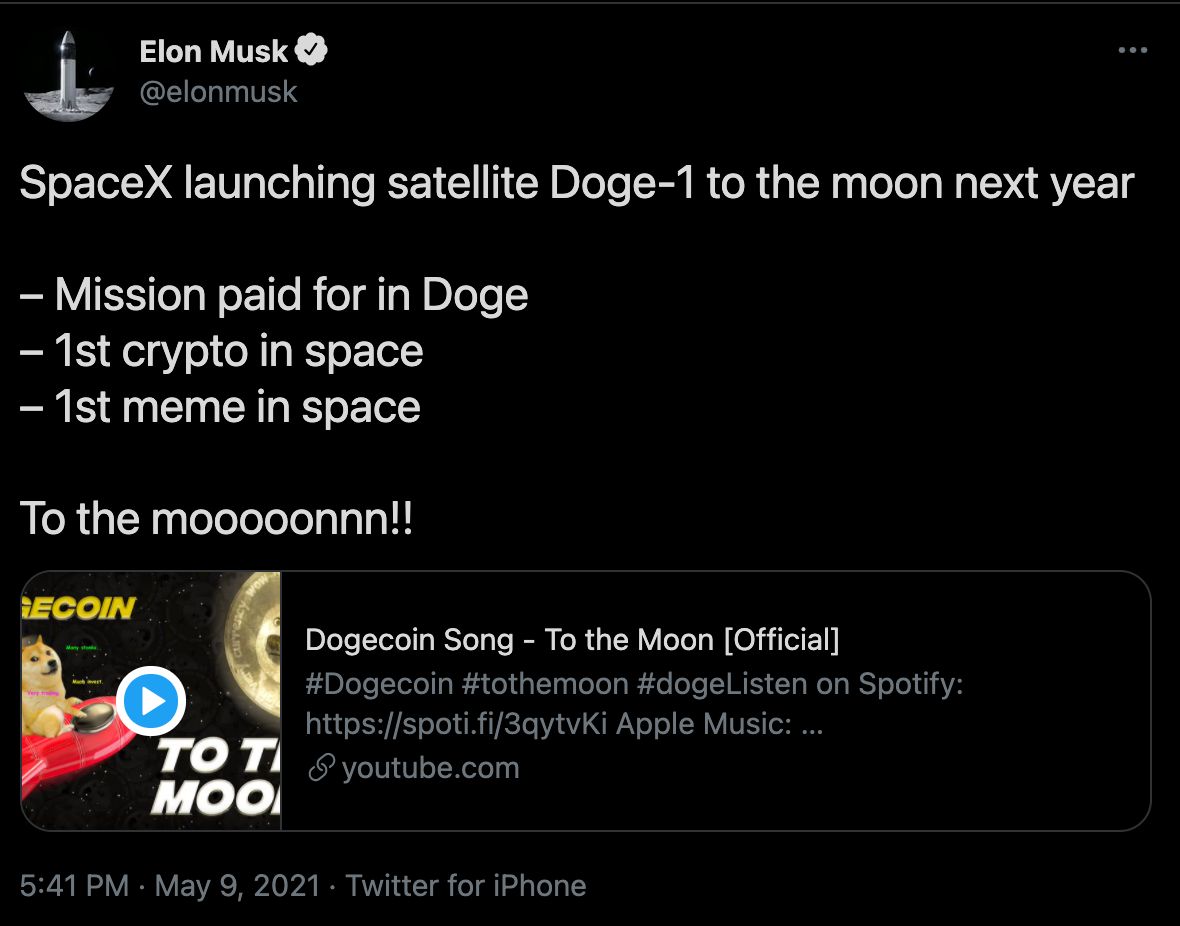 DOGE-1 Buckle Up! | Scrolller