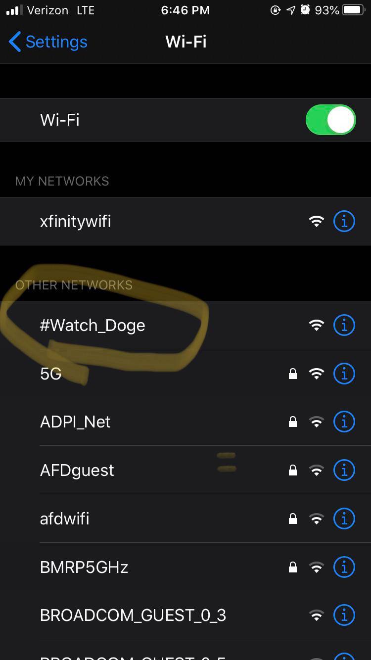 Doge WiFi Network at Hibachi Place in Knoxville TN | Scrolller