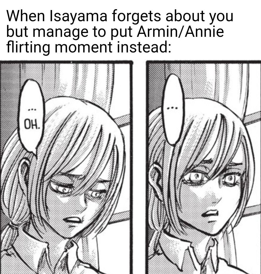 Don't want to be salty, but Isayama has keep her away for too long 😔 | Scrolller