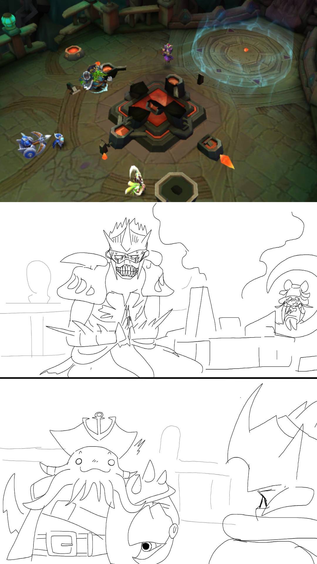 Doodled a screencap from a Brawl match, (Im the Bane) | Scrolller