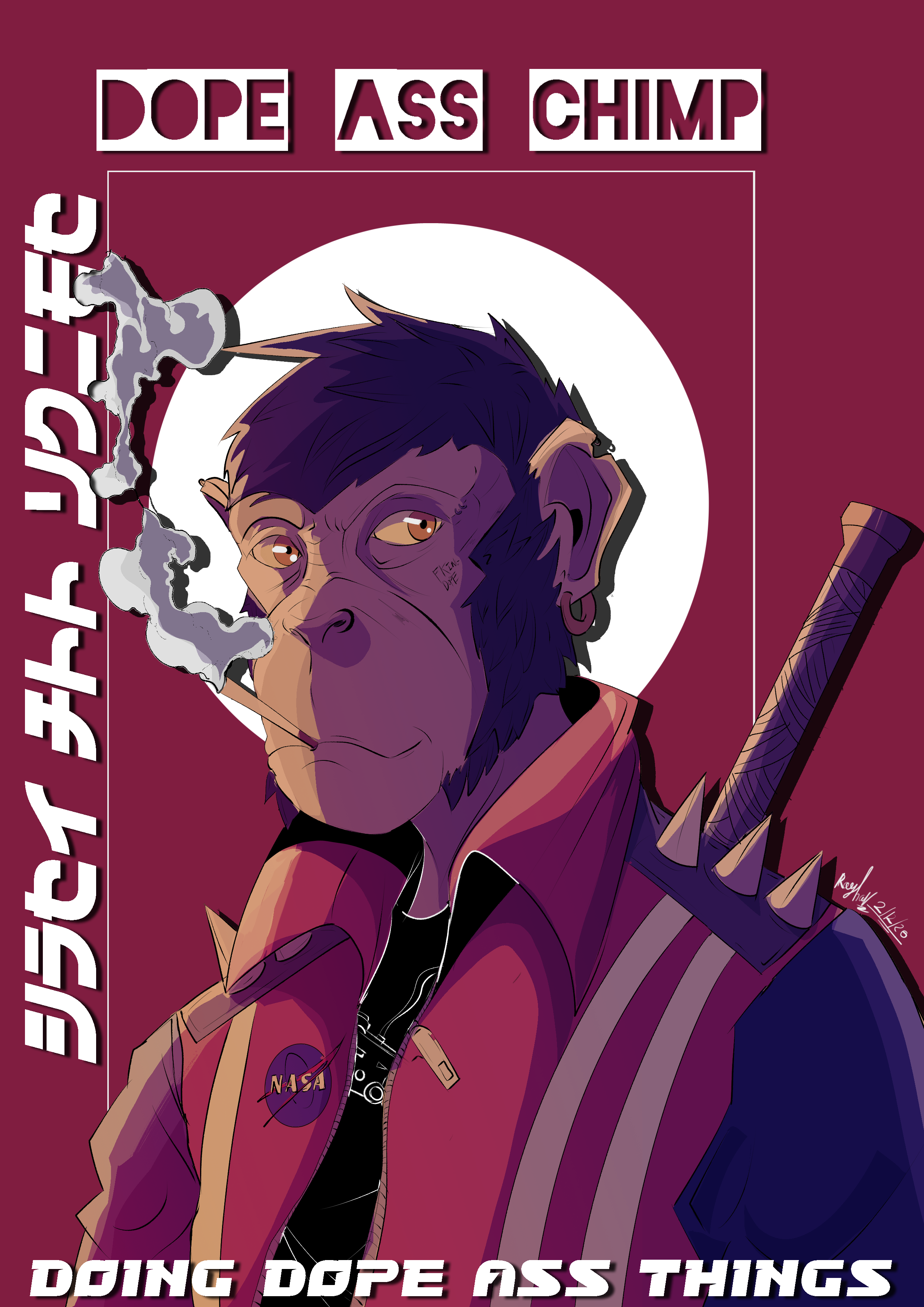 Dope Chimp, Ragzeee , digital, 2020 | Scrolller