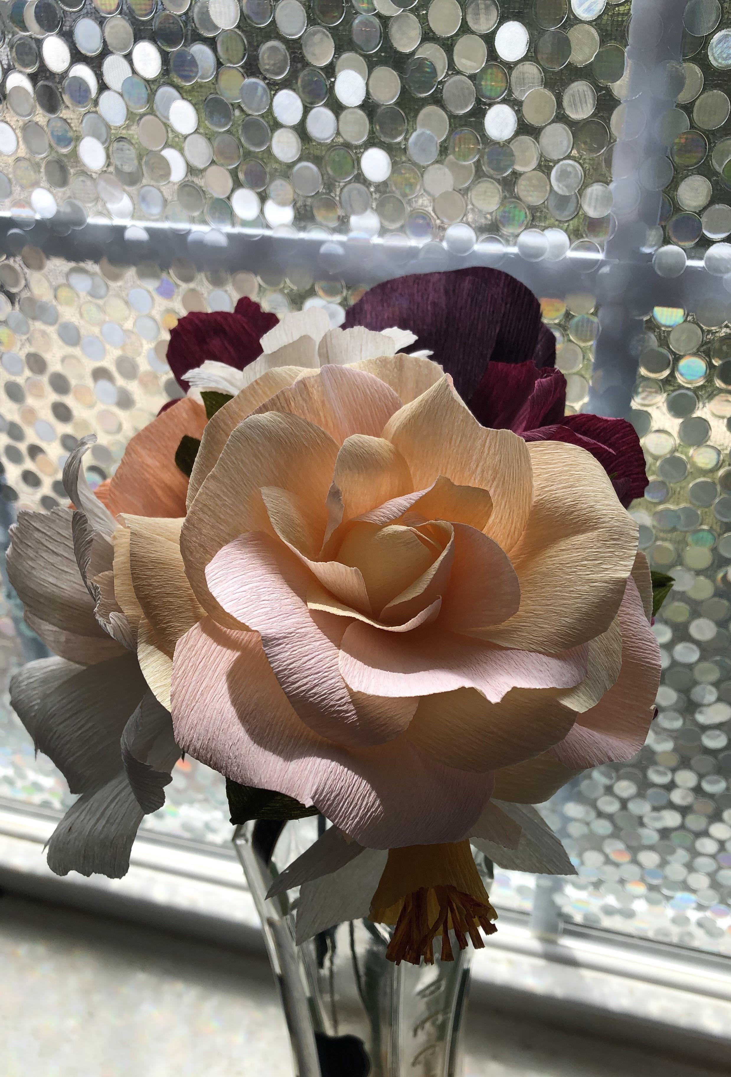 Double sided crepe florals | Scrolller