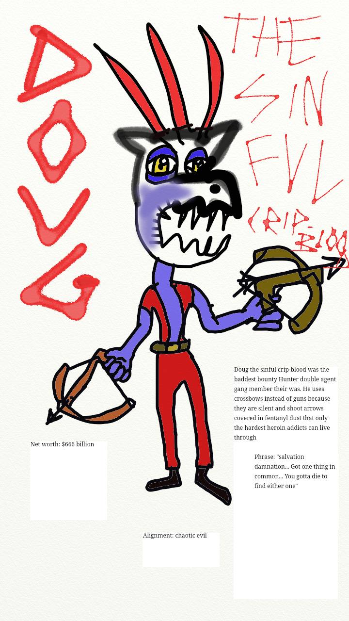 Doug the Sinful Crip-Blood | Scrolller