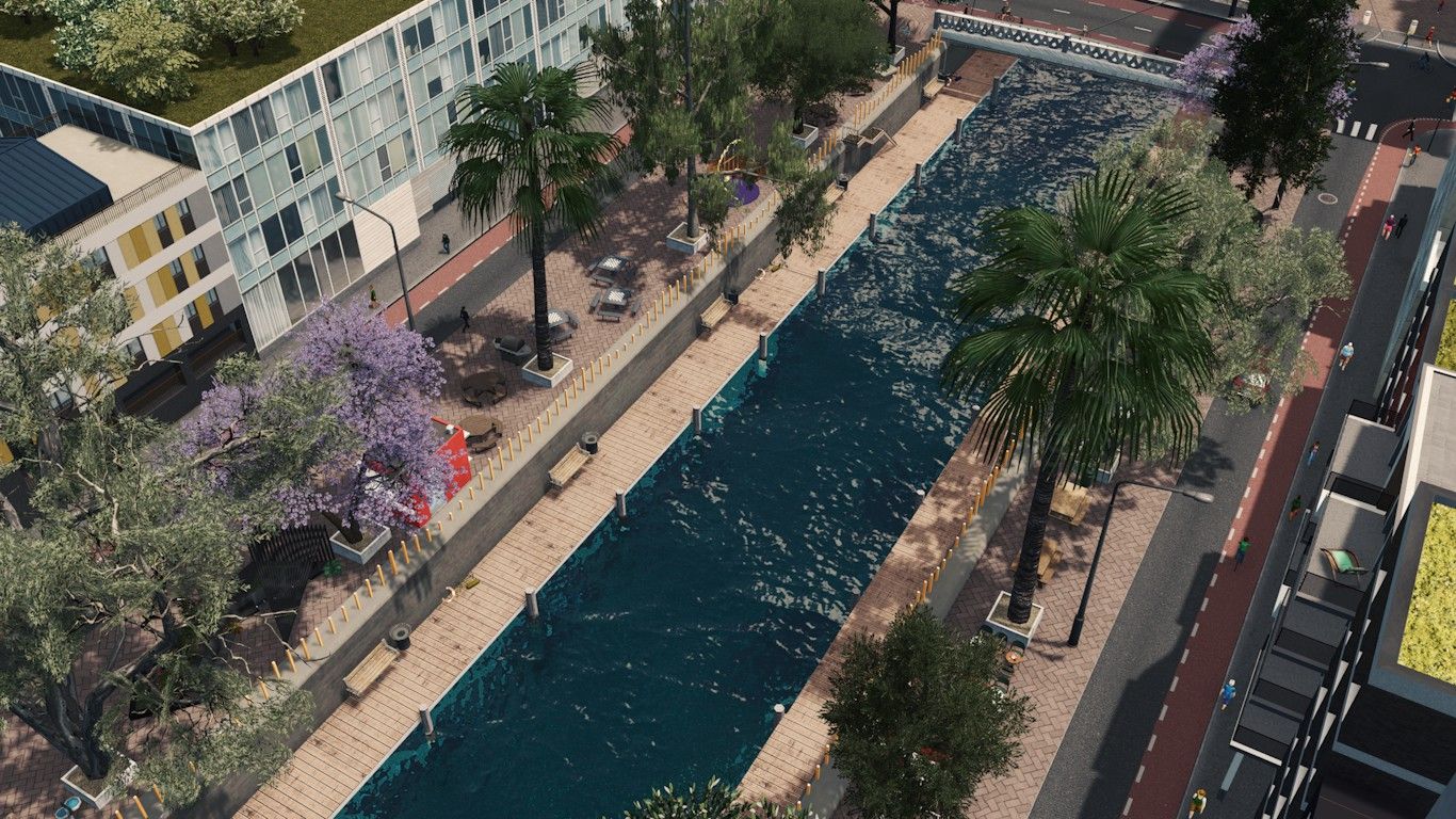 Downtown canal waterfront | Scrolller