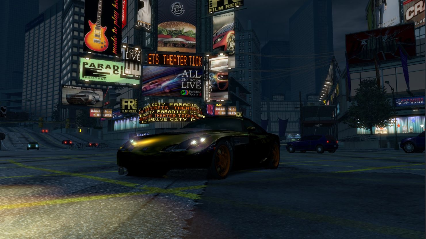 Downtown Paradise at night | Scrolller