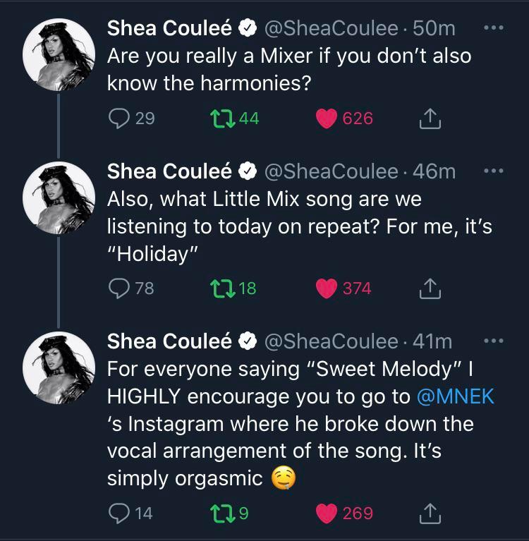 Drag superstar Shea Couleé tweeting about our queens and plugging Sweet Melody! | Scrolller