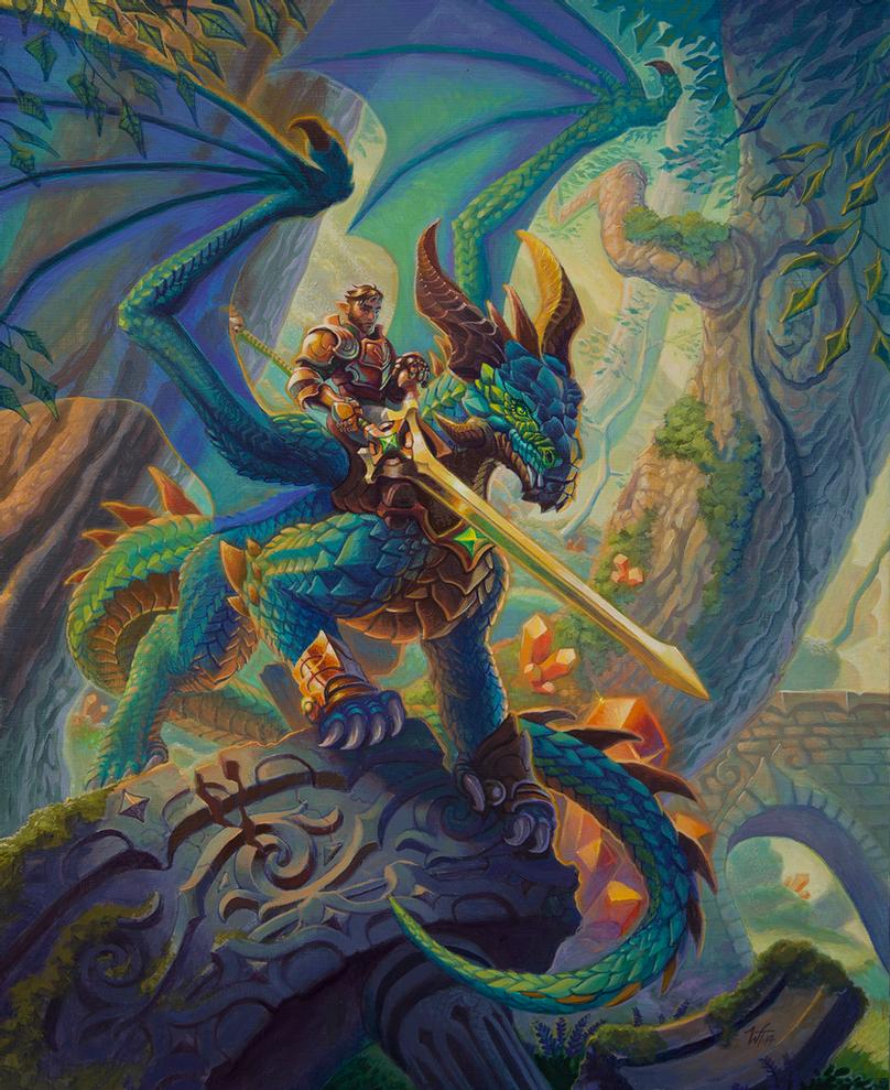 Dragon Rider by Wes Talbott | Scrolller
