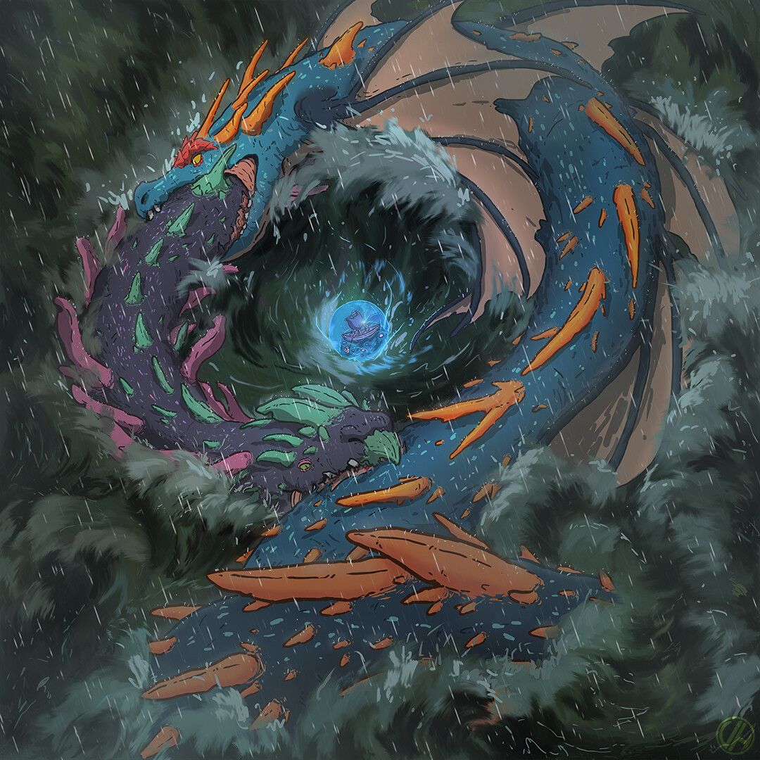 Dragon Scale Harvest by Joey | Scrolller