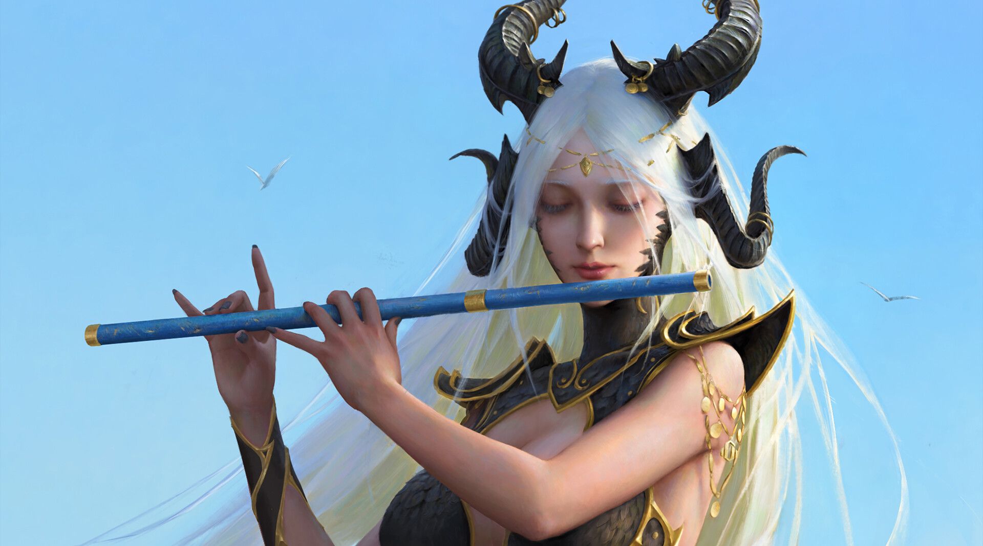 Dragon's Flute by Yuhong Ding | Scrolller