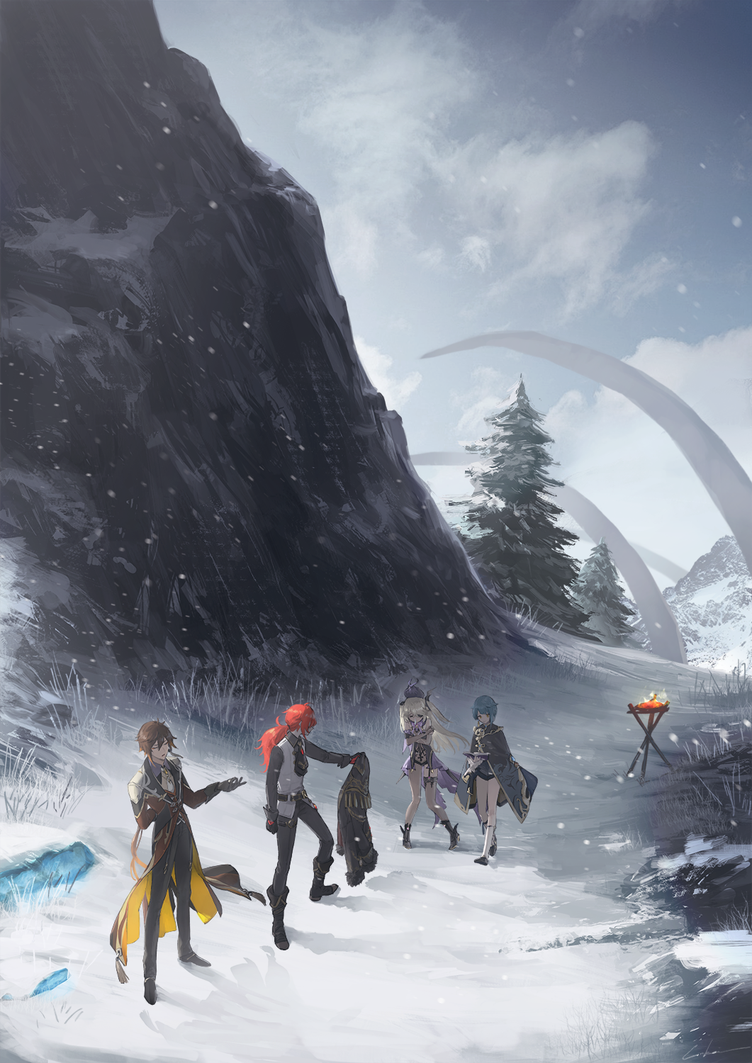 Dragonspine hike by cinkai | Scrolller