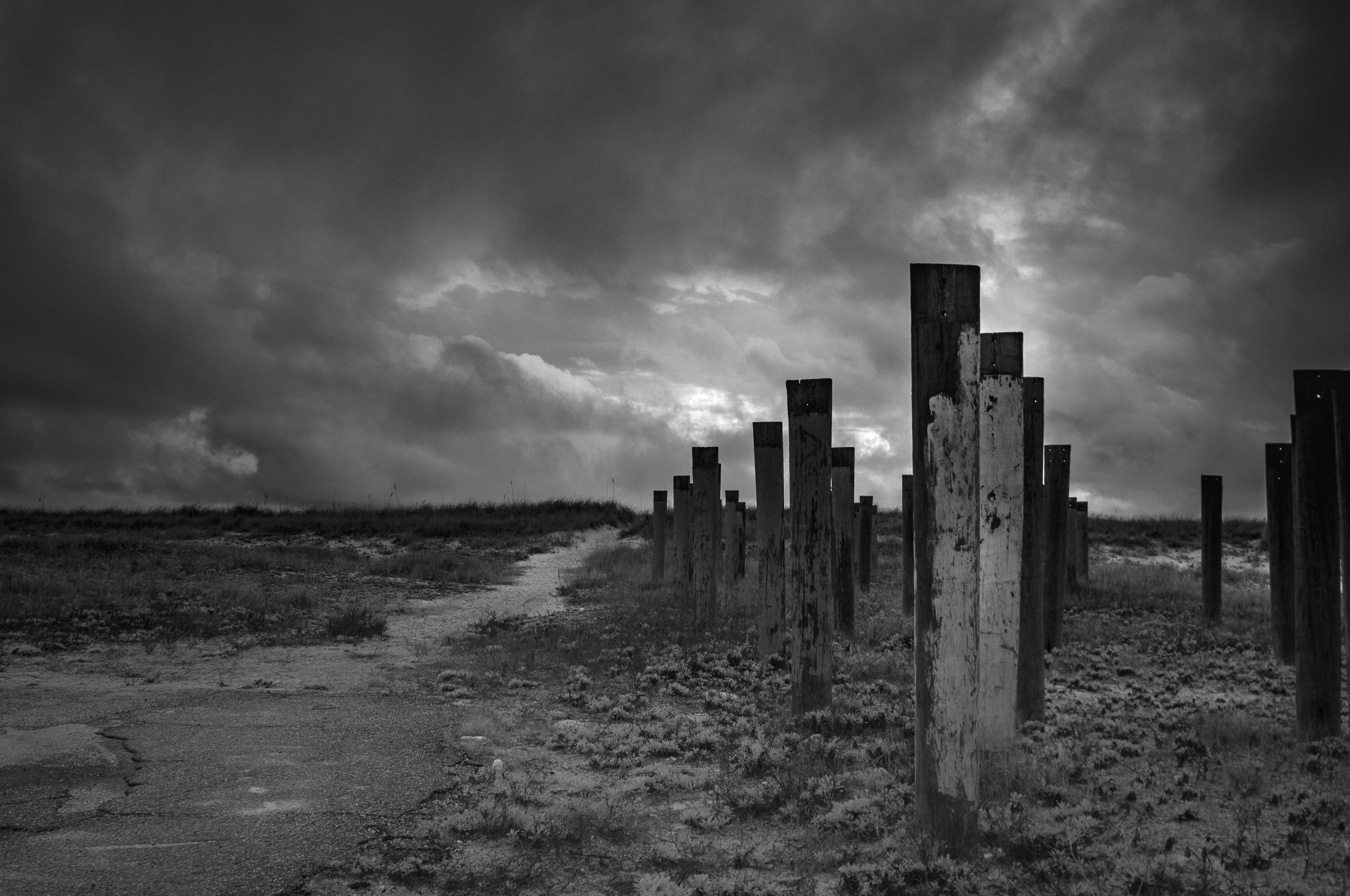 Dramatic Skies over House Stilts, Orange Beach AL | Scrolller