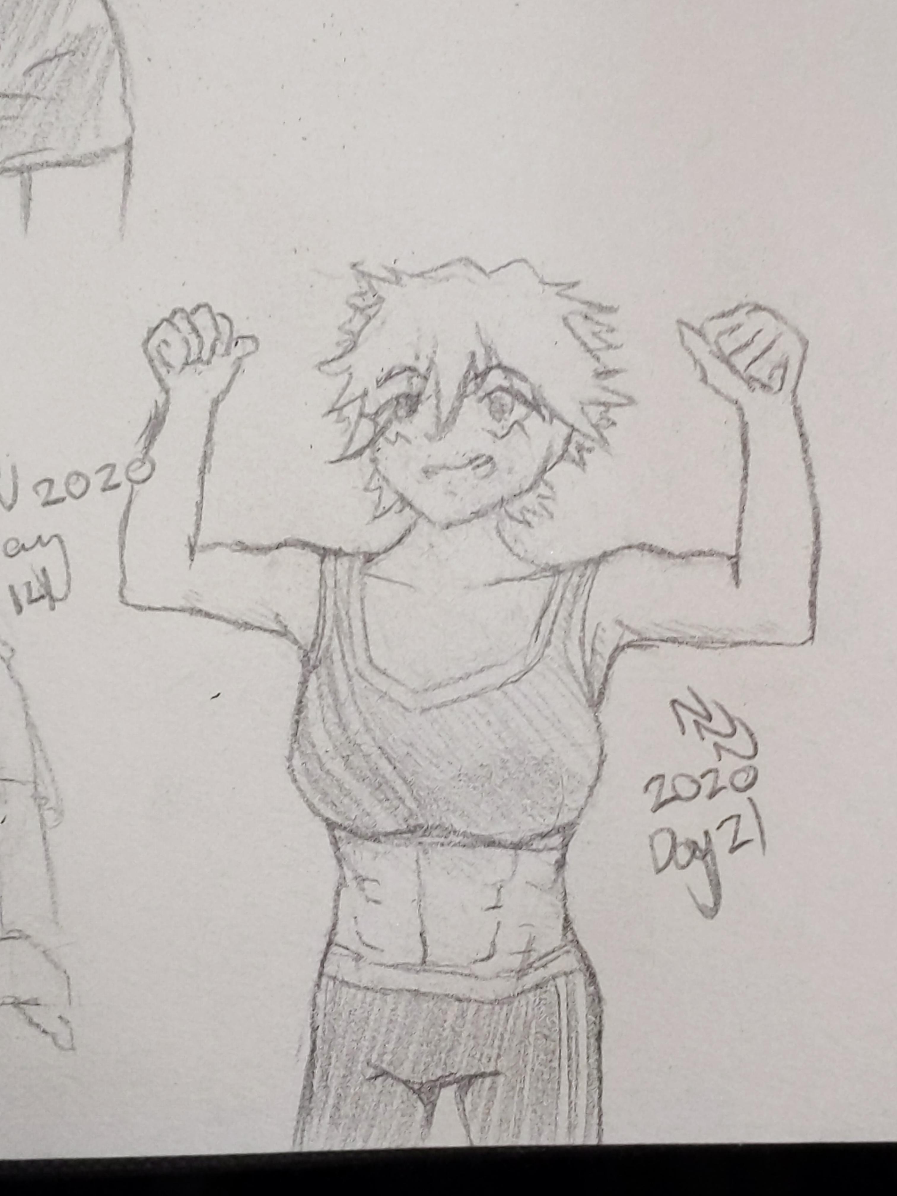 Drawing something sexy every day for NNN 2020 - Day 21. Repurposed a failed day 14 sketch ...