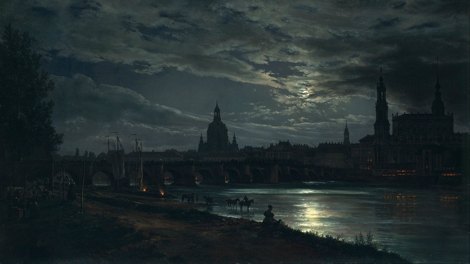 Dresden by Moonlight | Scrolller