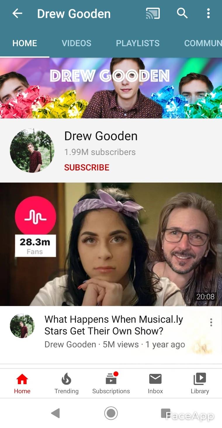 Drew Faceapp'd | Scrolller