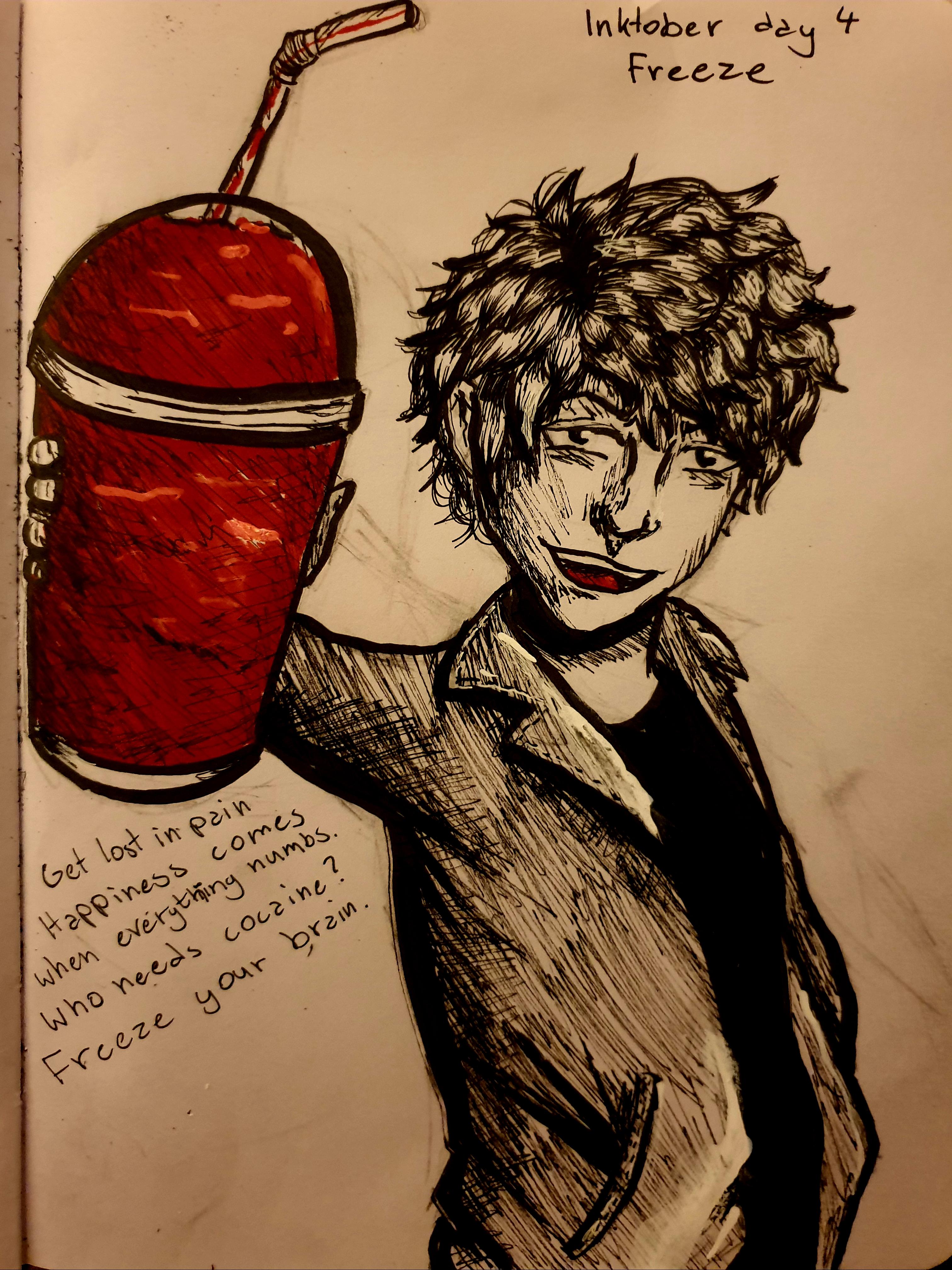 Drew JD for Inktober day 4 | Scrolller