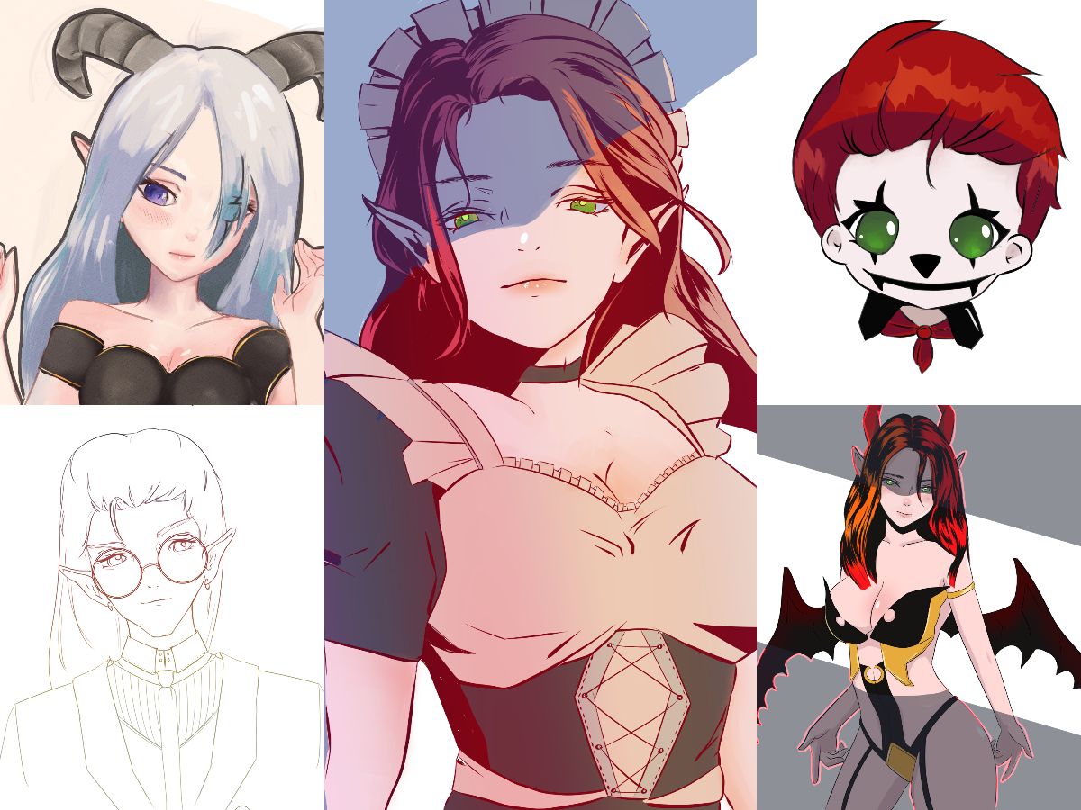 Drew my friends' characters | Scrolller