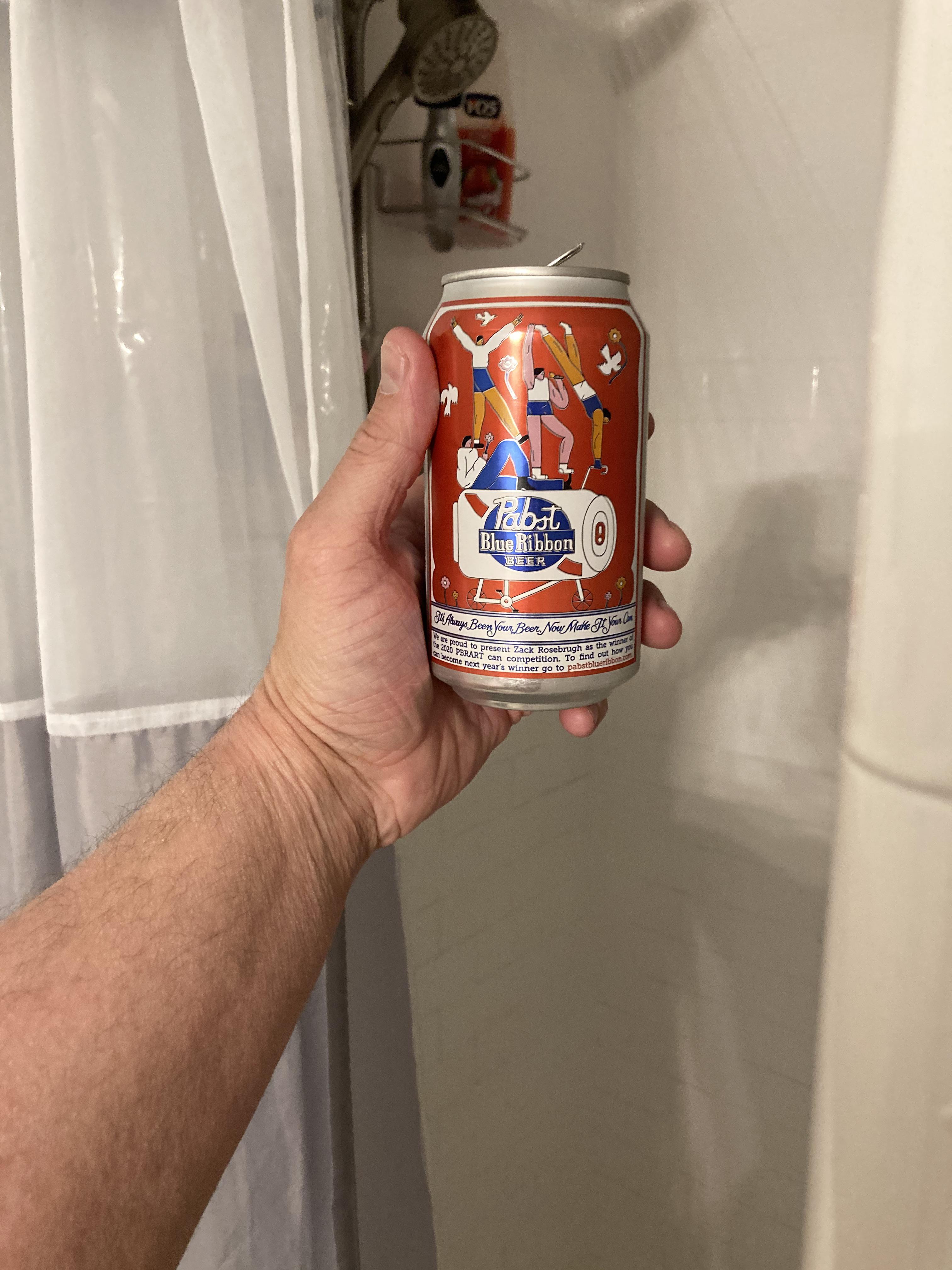 Drink PBR in the shower, listen to TBS | Scrolller