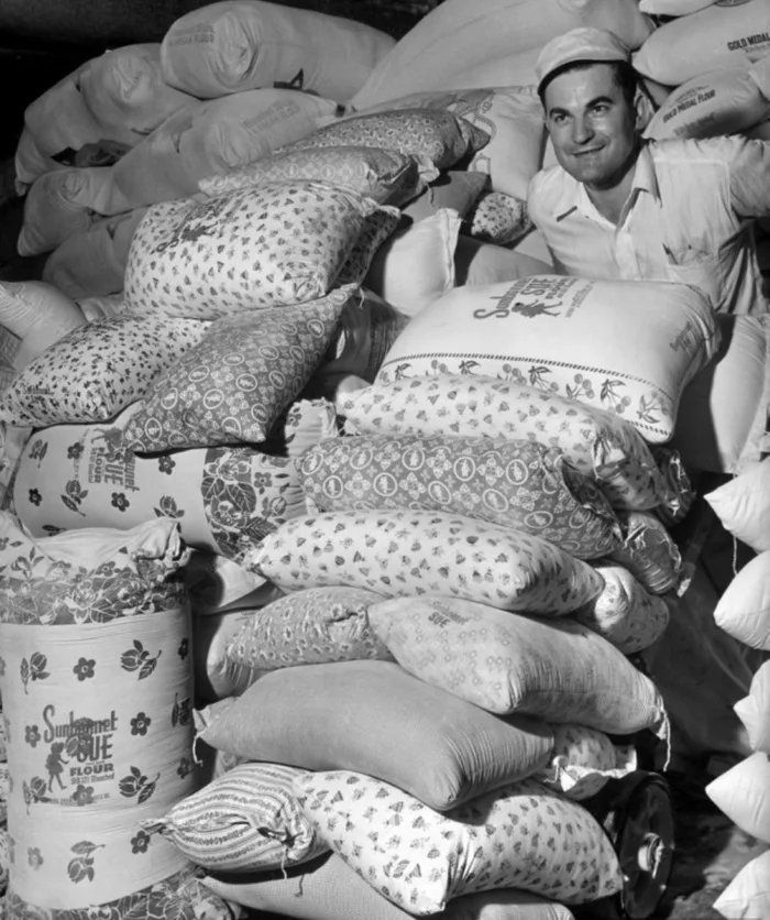 During the great depression flour companies learnt that poor families made clothes from empty ...