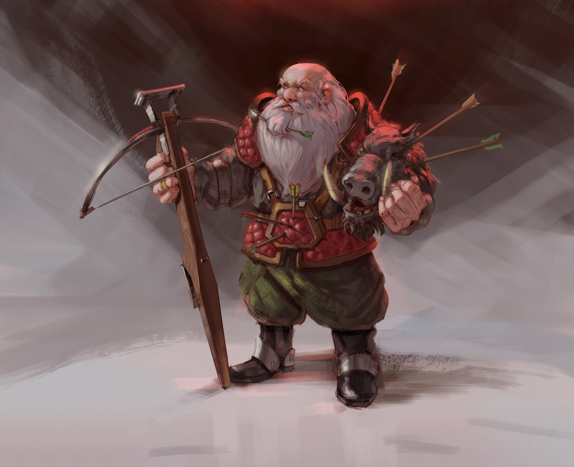 Dwarf Archer by Oleg Rotar | Scrolller