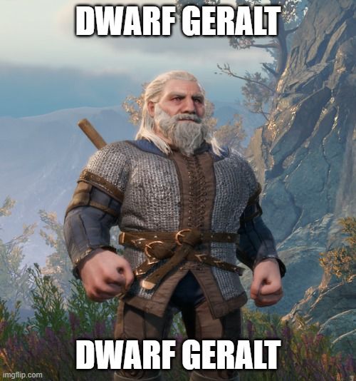 Dwarf Geralt | Scrolller