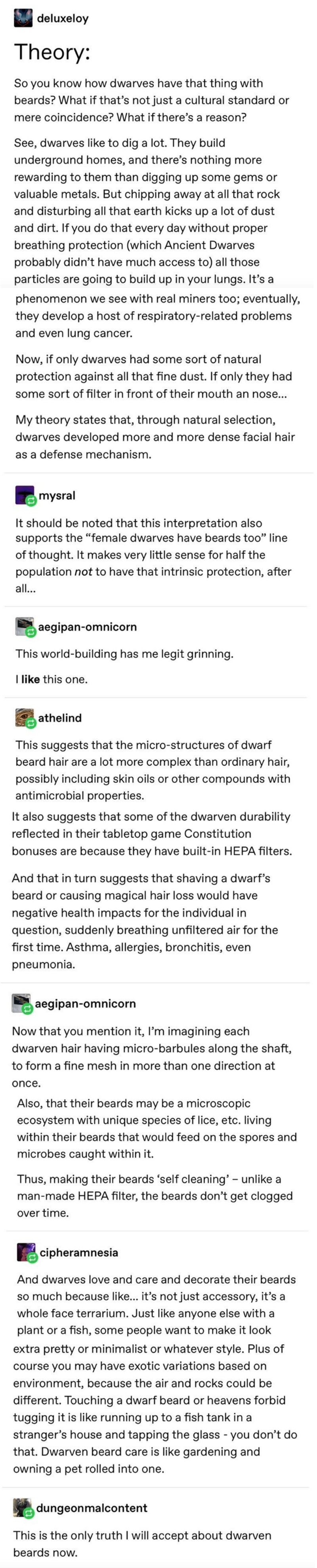 Dwarven worldbuilding - [F] | Scrolller