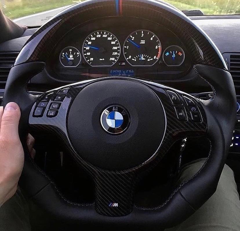 E46 carbon fiber steering wheel 😍 | Scrolller