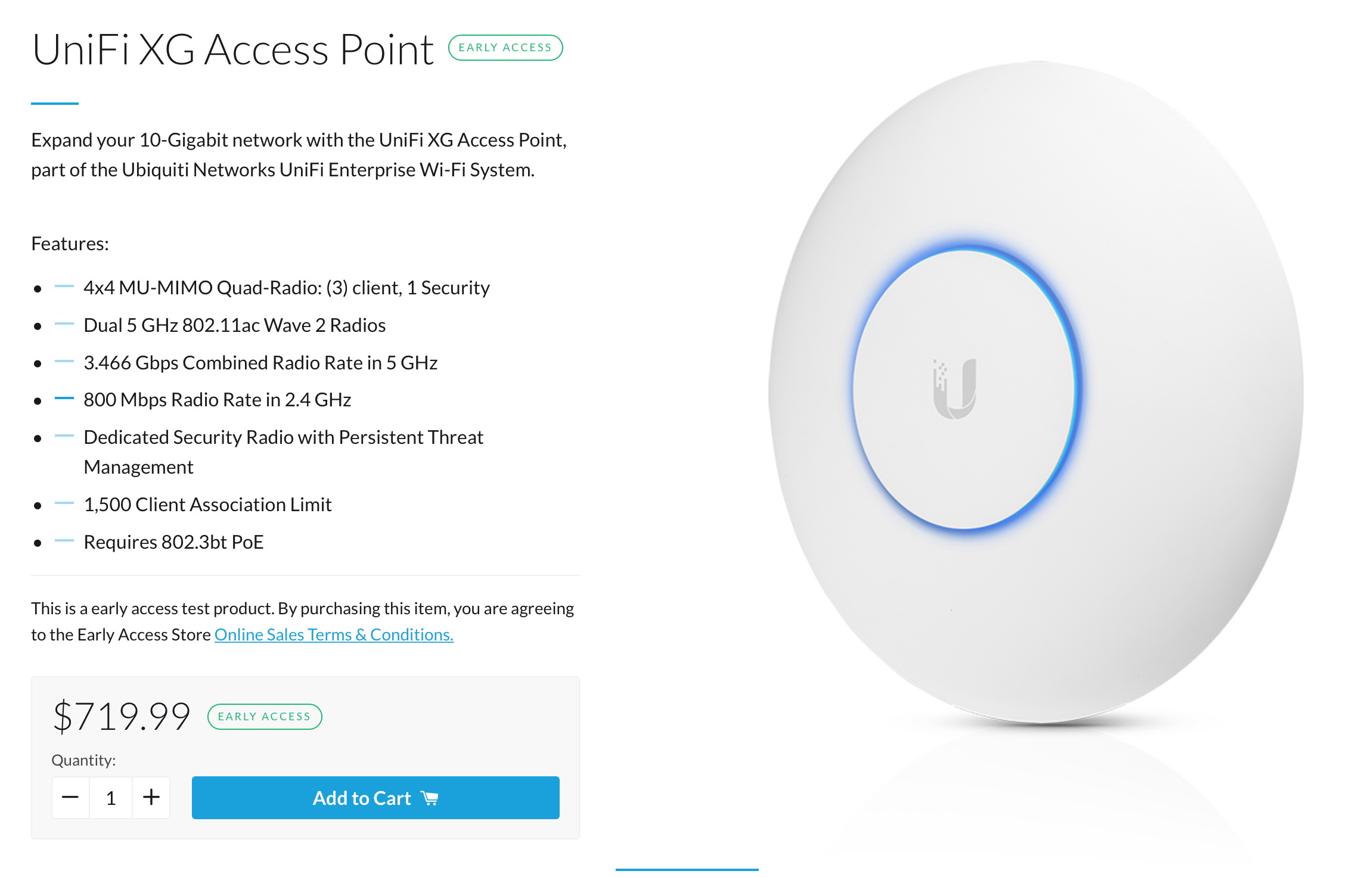 Early Access: UniFi XG-AP | Scrolller