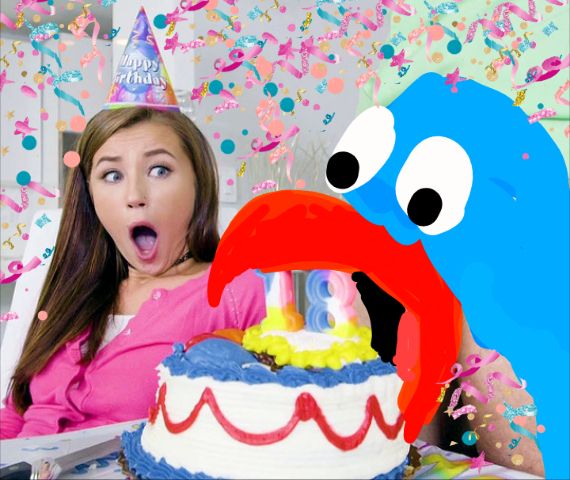 Early Bird Catches The Birthday Cake | Scrolller