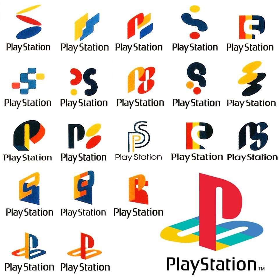 Early Playstation logo designs | Scrolller