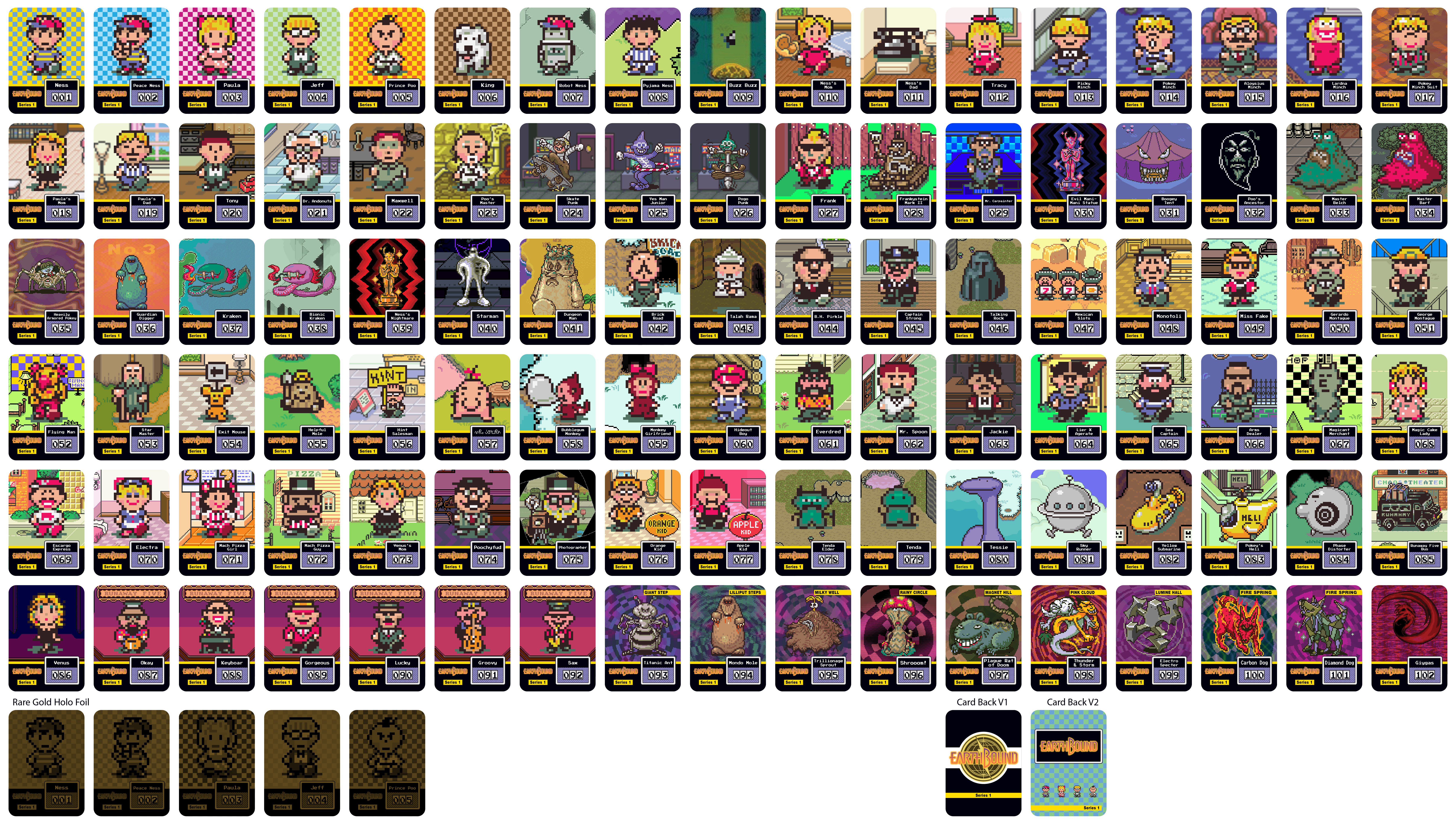Earthbound Collectible Cards - Final Update | Scrolller